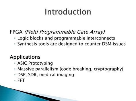 PPT Topic Review FPGA Vs ASIC PowerPoint Presentation Free