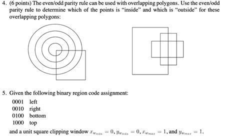 Solved Points The Even Odd Parity Rule Can Be Used Chegg Com