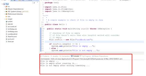 A Simple Example To Check If File Is Empty In Java Java67
