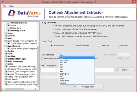 Outlook Attachment Extractor To Extract Pdf Excel Xlsx Word Docx Files