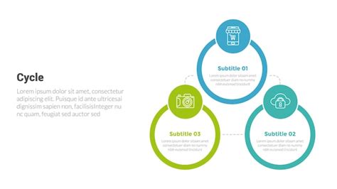 Premium Vector Cycle Or Cycles Stage Infographics Template Diagram