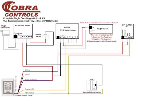 Wiring Diagram For Press To Exit Button