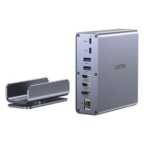 Unitek 15in1 Triple 4k Universal Displaylink Port Replicator Supporting