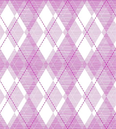 Modern Pink Rhombus Seamless Pattern Design Stock Vector Illustration