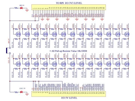 Rpi 3 3v To 5v 26 I O Bidirectional Voltage Level Shifter Module For Raspberry Pi Logic Level