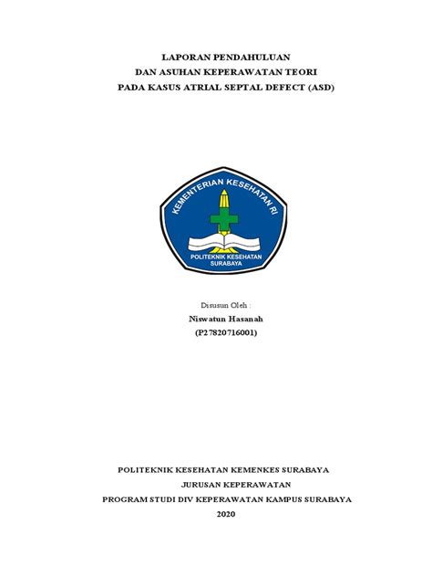 laporan pendahuluan asd pdf