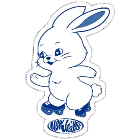 New Jeans Bunny Skate Stickers
