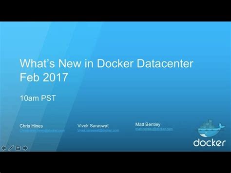 Free Video New Features In Docker Datacenter Engine 1 13 And Security Scanning From Docker