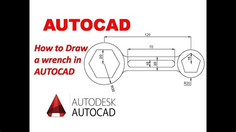 Autocad 2014 Drawing A Hand Tool In Autocad Beginner