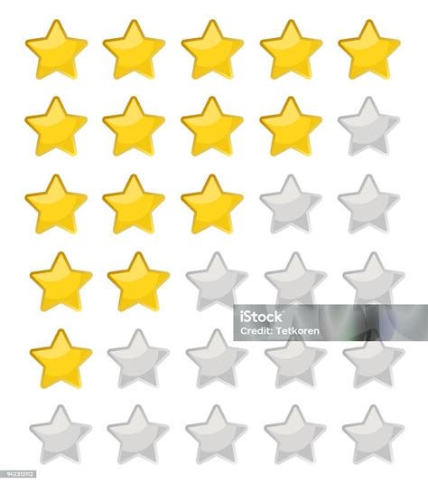 5 스타 등급입니다 벡터 일러스트 레이 션 Eps10입니다 웹 사이트 또는 애플 리 케이 션재고 인포 그래픽에 대 한 격리 된 배지 0명에 대한 스톡 벡터 아트 및 기타