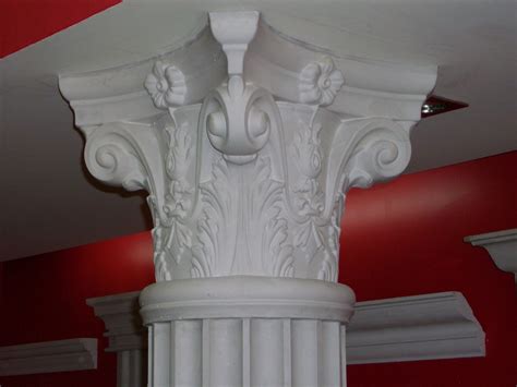 Колони в Коринтски Йонийски Дорийски Неокласически стил ГИПСОВИ ДЕКОРАТИВНИ ОРНАМЕНТИ И