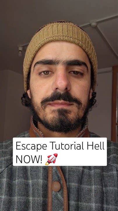 escape tutorial hell tutorial coding programming coder programmer
