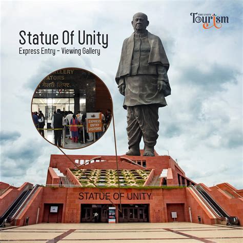 Sightseeing Statue Of Unity Viewing Gallery The Unity Tourism