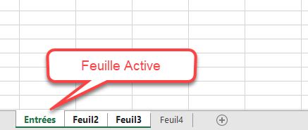 VBA Sélectionner une Feuille Activer une Feuille et Obtenir la Feuille Active Automate Excel