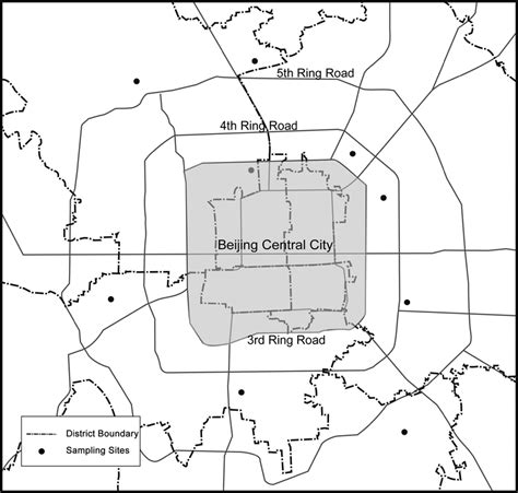 Map Of Sampling Sites In Beijing China Download Scientific Diagram