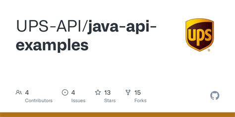 Github Ups Apijava Api Examples