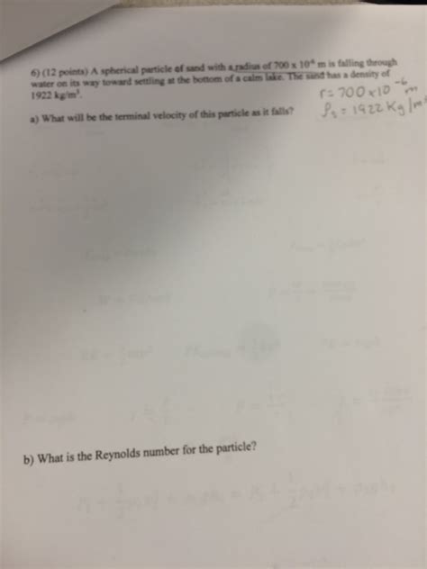 Solved What Will Be The Terminal Velocity Of This Particle