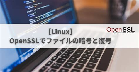 【linux】 Opensslでファイルの暗号と復号する方法 ぺんぎんや