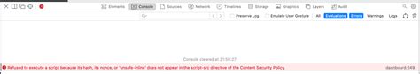 Generating CSP Hash From The Browser Console