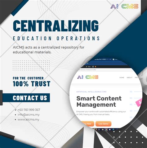 Aicms Is Centralizing Education Operations Aicms Asias Top Learning Centre Management System