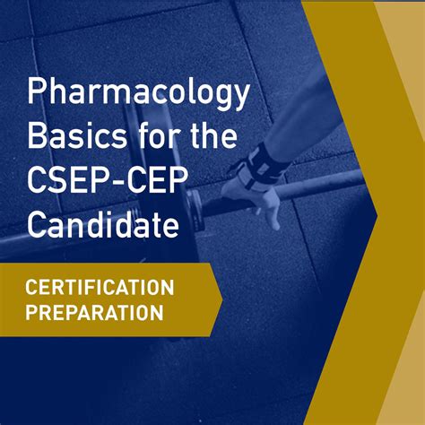 Certification Preparation Pharmacology Basics For The Csep Cep Candid Csep Store