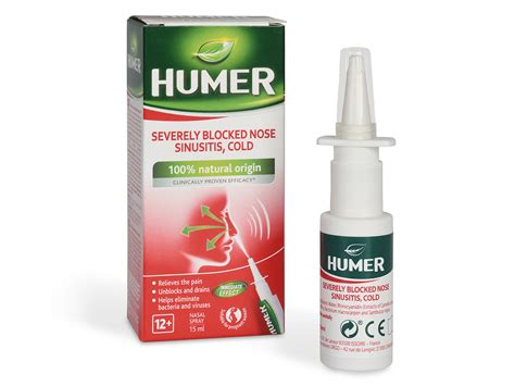 Humer Sinusitis Sprej Na Velmi Ucpaný Nos 15 Ml Magistra Cz