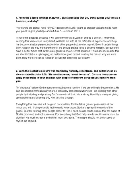 Cfe Midterm Exam Pdf Humility