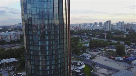 Birds Eye View Of City Modern Buildings City River Beautiful City