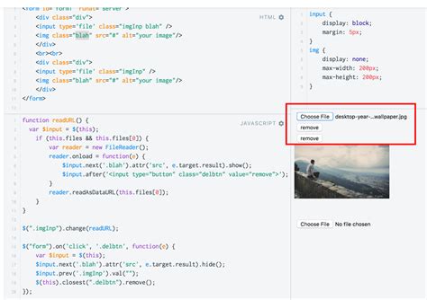Javascript Jquery File Upload Previewremove Image Not Working