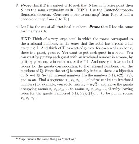 Solved 3 Prove That If S Is A Subset Of Ir Such That S Has