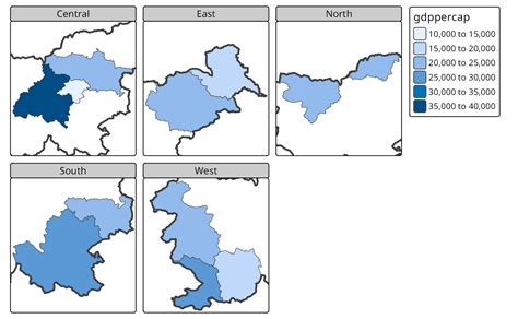 16 Facets Spatial Data Visualization With Tmap