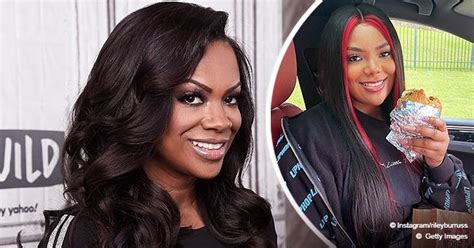 Check Out Kandi Burruss Daughter Rileys Hair Streaks In Beautiful New