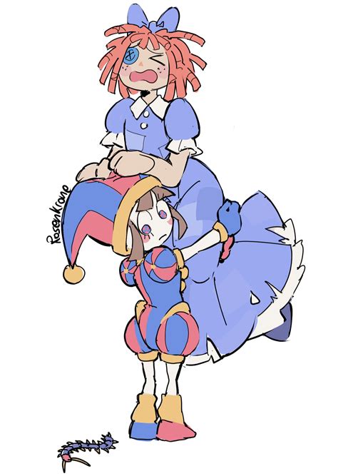 Pomni And Ragatha The Amazing Digital Circus Drawn By Rosenkrone