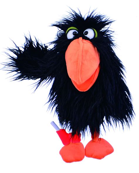 Rabe Qaux Handpuppe 32 Cm Bauchrednerpuppen Kaufen Horror