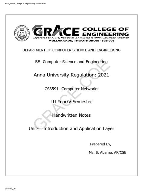 Vcsecs3591cnunit1 Pdf Computer Science Computing
