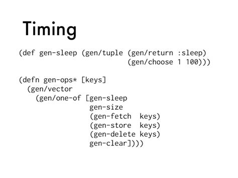 Testing Stateful And Concurrent Systems Using Testcheck