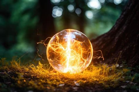 Premium Ai Image Mesmerizing Phenomenon Of A Ball Lightning