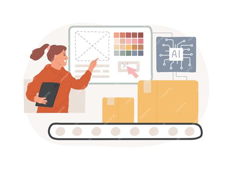 Premium Vector Aipowered Customization Abstract Concept Vector Illustration