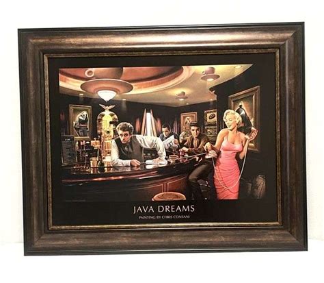 Java Dreams By Chris Consani Large Framed Art Print Marilyn