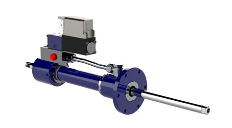 bespoke servo hydraulic cylinder interfluid hydraulics ltd