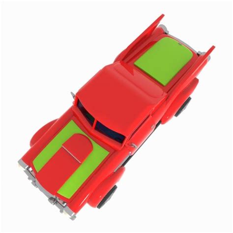 만화 레이싱 픽업 트럭 3d 모델 15 Max 3ds Fbx Unknown Obj Free3d