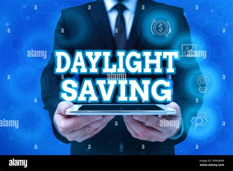 Writing Displaying Text Daylight Saving Concept Meaning Turning The Clock Ahead As Warmer