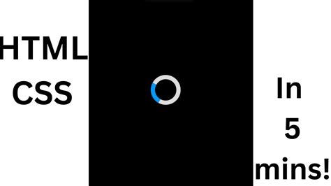 Create An Stunning Loading Effect Html Css Youtube