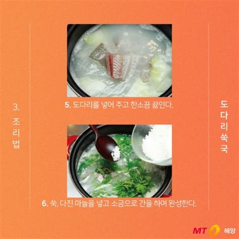 바다정보다잇다 봄의 진미 도다리쑥국 만들기 머니투데이