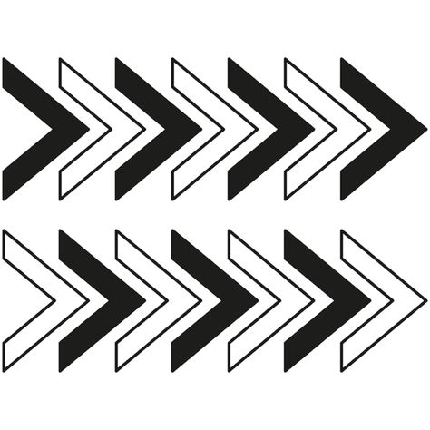 Premium Vector Chevron Arrow Pattern Repeated Geometric Design Black