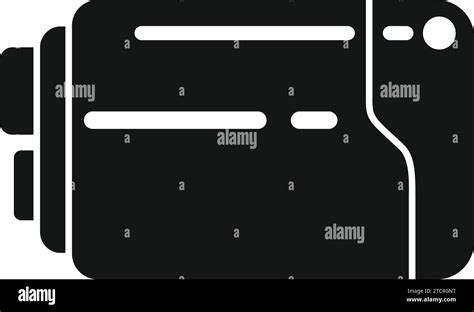 Distance Laser Meter Icon Simple Vector Instrument Scanner Housing