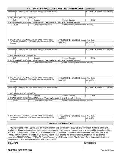 Disenrollment Form ≡ Fill Out Printable Pdf Forms Online