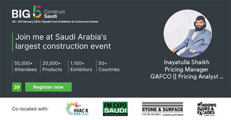 Inayatulla Shaikh On Linkedin Big5saudi Big5constructsaudi