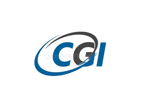 Cgi Logo Design Vector Illustration Stock Vector Illustration Of