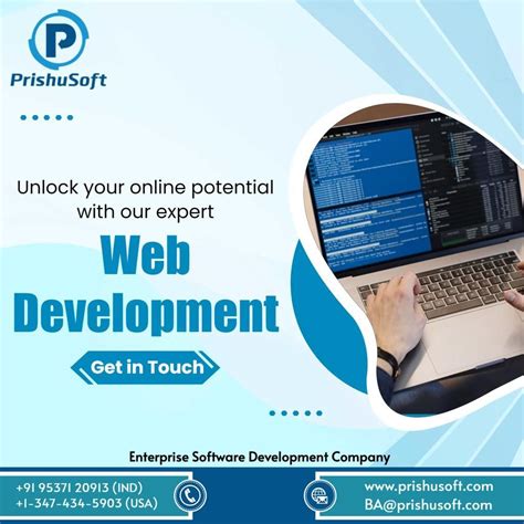 prishusoft on linkedin webdevelopment onlinepotential digitaltransformation businessgrowth